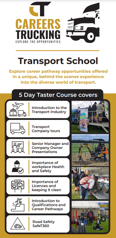 Careers Trucking Transport School – 5 Day Taster Course, - Christchurch ...