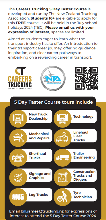 Careers Trucking Transport School – 5 Day Taster Course, - Christchurch ...